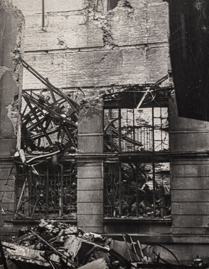 75 years ago the Germans set fire to the National Library in Warsaw ...
